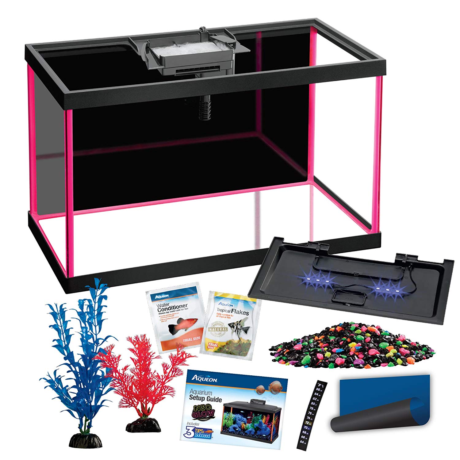 Aqueon LED NeoGlow Aquarium Starter Kit Review - Fish Care Guide